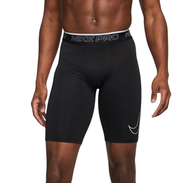 NIKE PRO DRI-FIT LONG SHORTS 'BLACK'