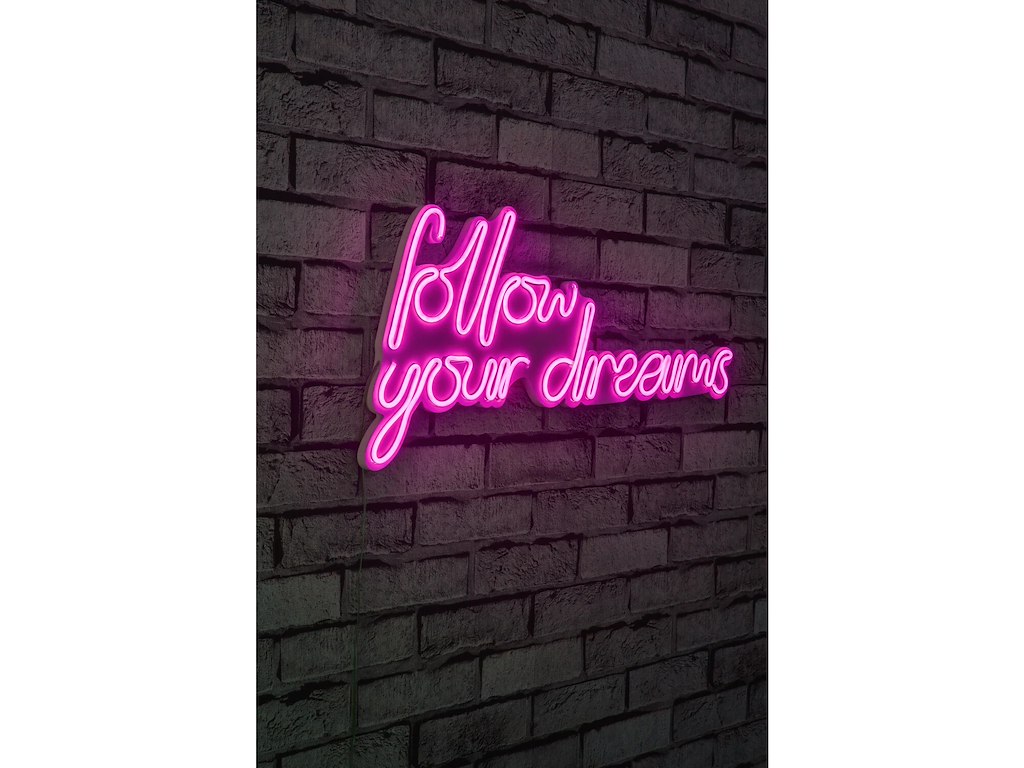 Wallity Dekorativna plastična LED svetla Follow Your Dreams