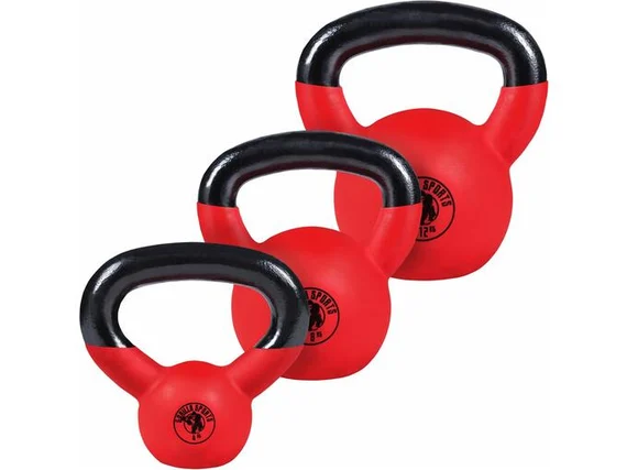 GORILLA SPORTS Rusko zvono sa neoprenom (Set od 24 kg)