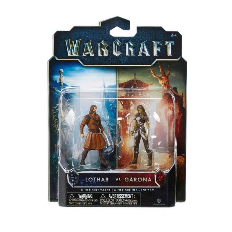 Warcraft Mini Figure 2-Pack Lother vs. Garona 6 cm
