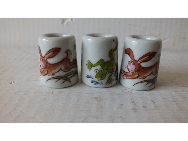 3 vintage porcelanska svecnjaka Germany