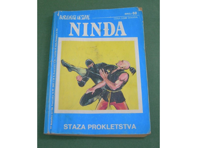 Ninđa br. 68 - Staza prokletstva - Derek Finegan