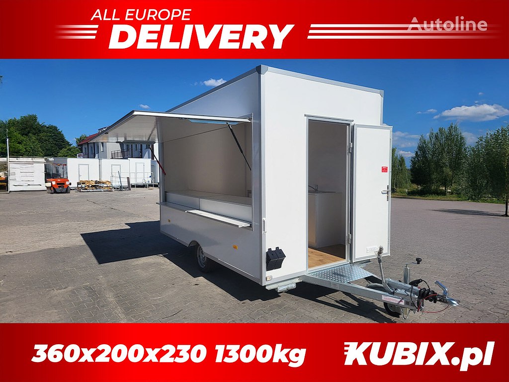 Nova Kubix New on stock! 360x200x230 catering trailer, Verkaufsanhänger prikolica kiosk