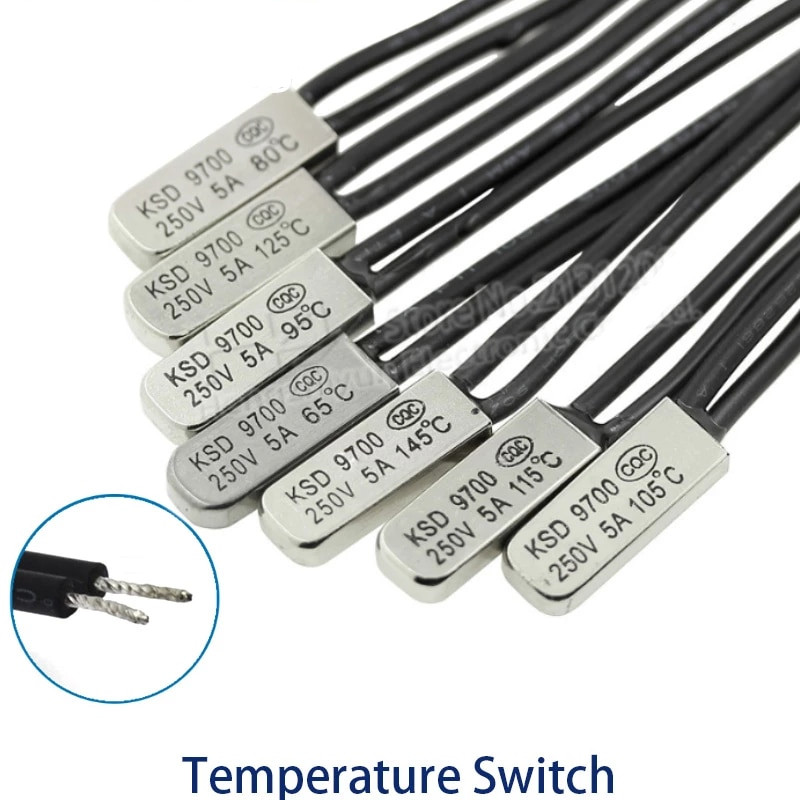 Bimetalni termostat KSD-9700 65C
