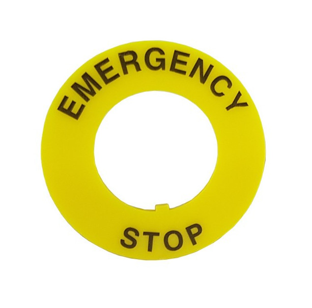 Montažna pločica Emergency Stop 22mm