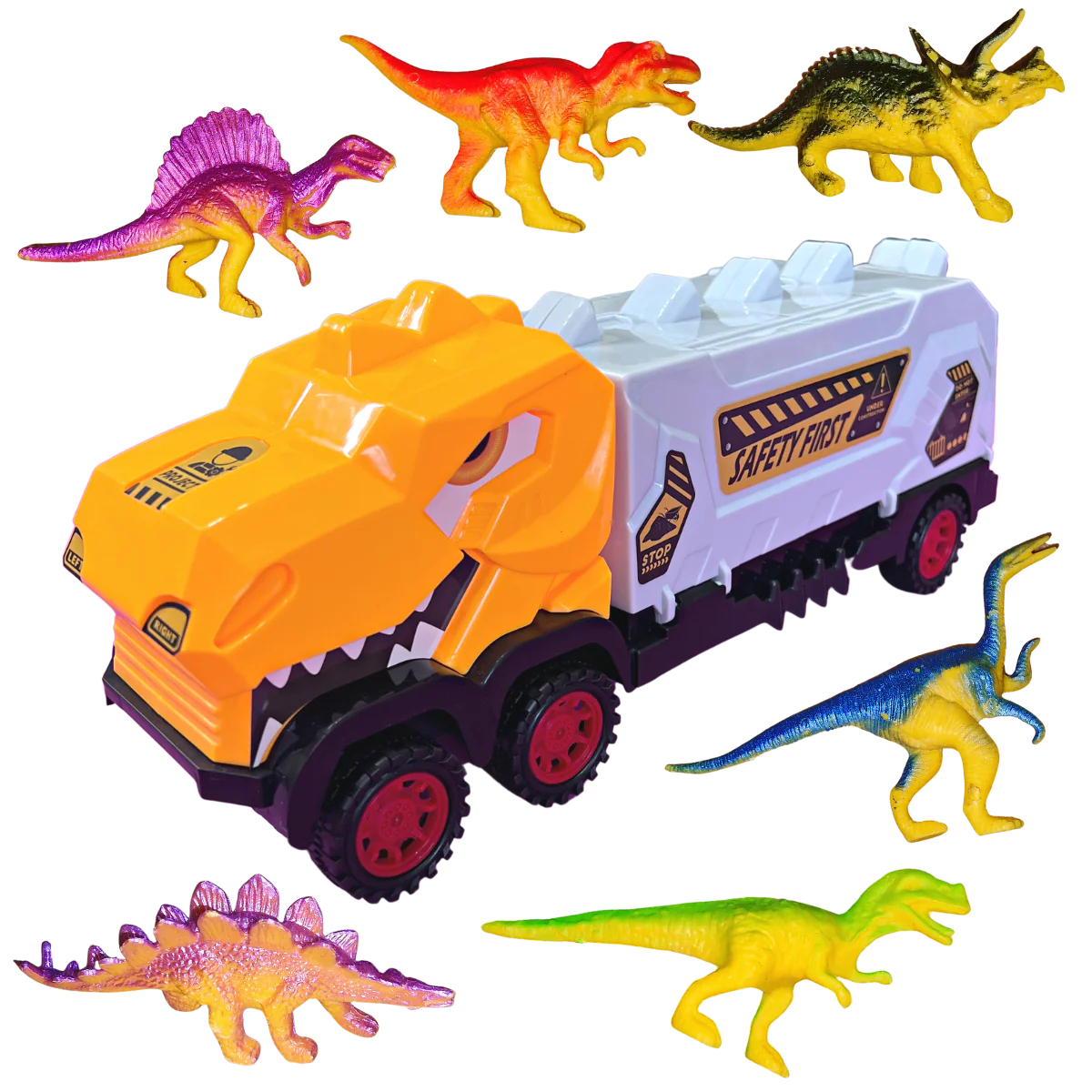 2 u 1 Dino Kamion Set