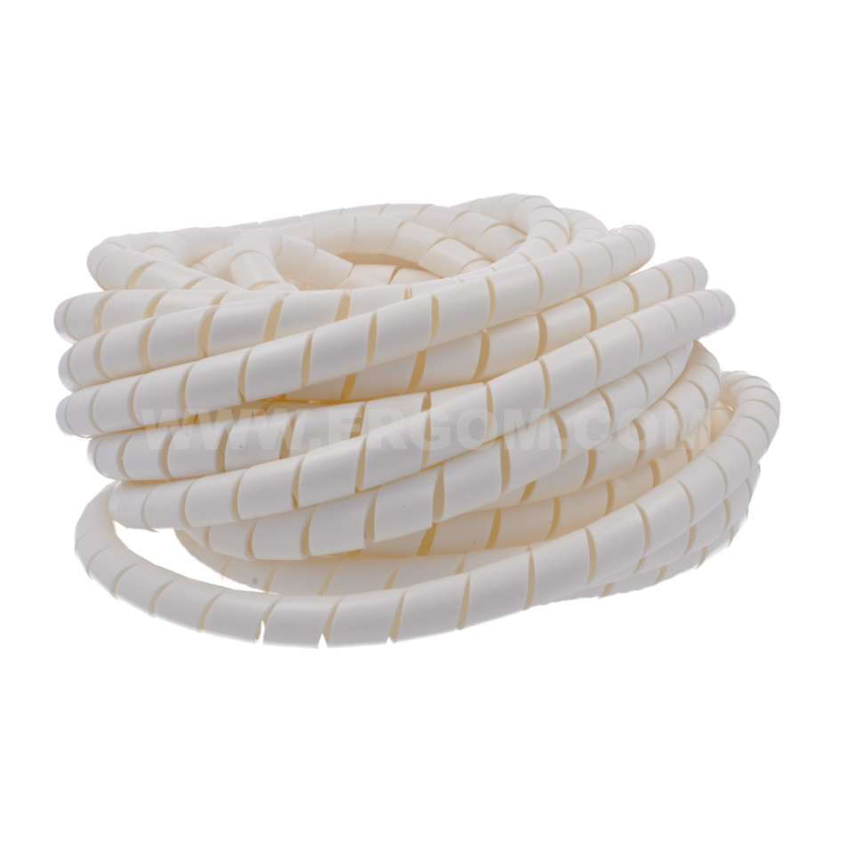 Spiralni bužir 15mm beli