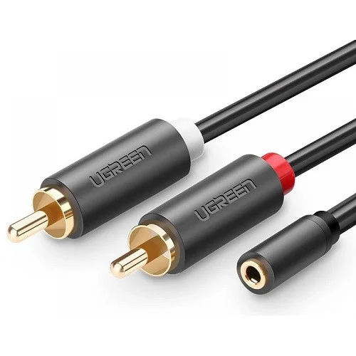 Kabl 3.5mm stereo ženski-2xRCA muški 1.0m