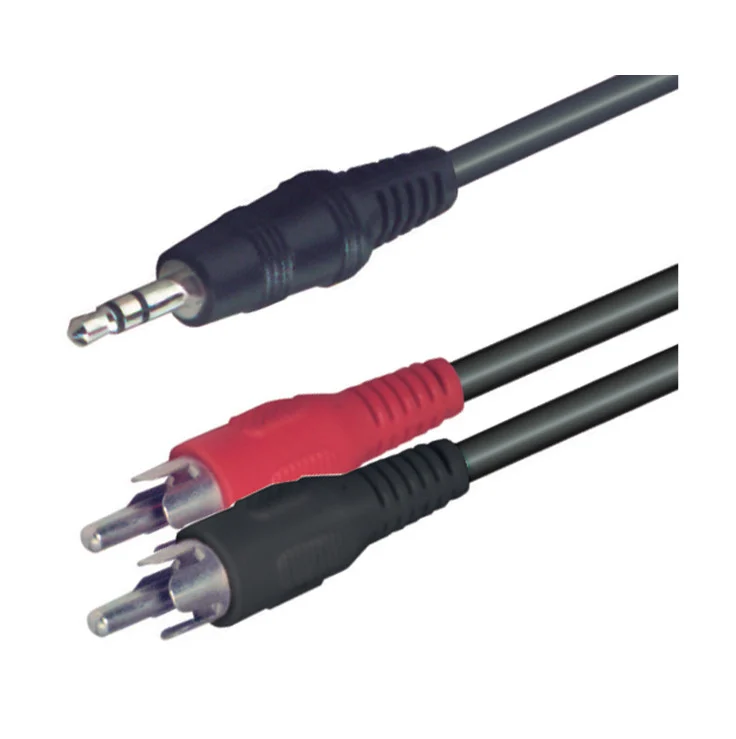 Kabl 3.5mm stereo muški-2xRCA muški 10m