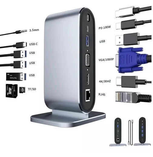 Multifunkcionalni USB hub "12 u 1"