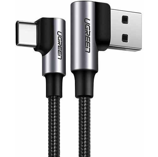 Kabl USB2.0 A muški ugaoni-USB C muški ugaoni 2.0m