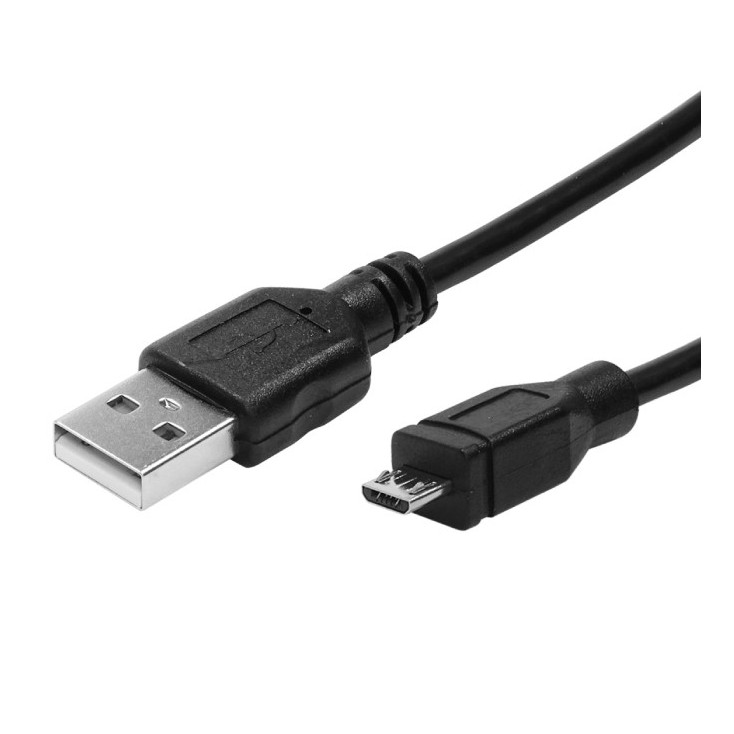 Kabl USB2.0 A muški-mikro USB B muški crni 0.25m