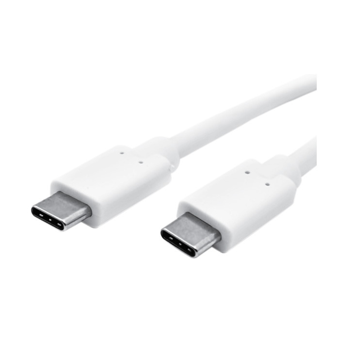 Kabl USB3.1 C muški-USB3.1 C muški beli 1.0m