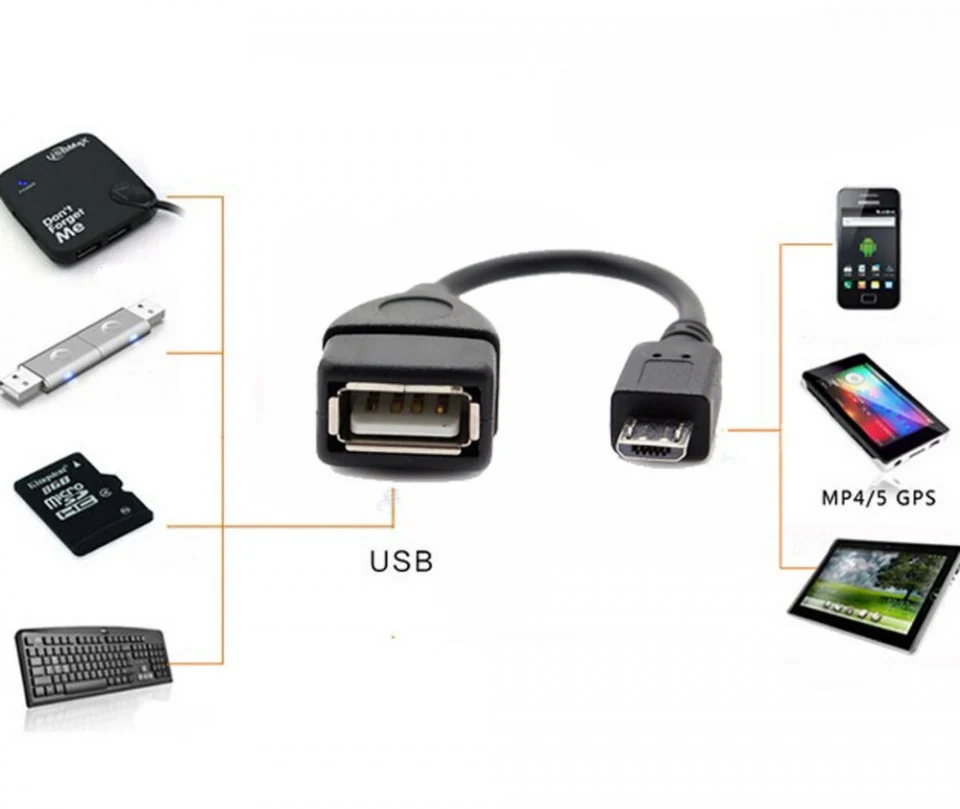 Kabl adapter mikro USB B na USB