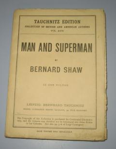 MAN AND SUPERMAN , by Bernard Shaw