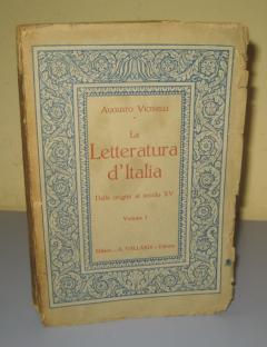 La letteratura d italia , Augusto Vicinelli