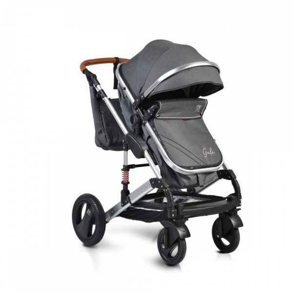 Cangaroo Kolica za bebe Gala Black Leather