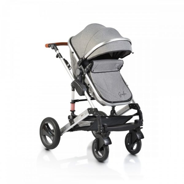 Cangaroo Kolica za bebe Gala Dark Grey Leather