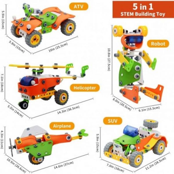 Hoogar Igračka stem building blocks 5 in 1 ( J-7741 )