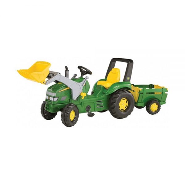 Igračka Traktor X TRACK JD sa prikolicom farm i utovarivačem