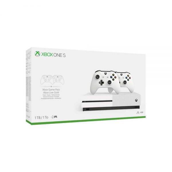 XBOXONE S Console 1TB White + Extra Controller