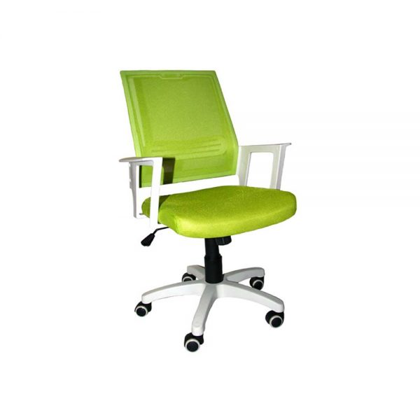 Kancelarijska stolica DSM04 Green/White (Mesh,PU)