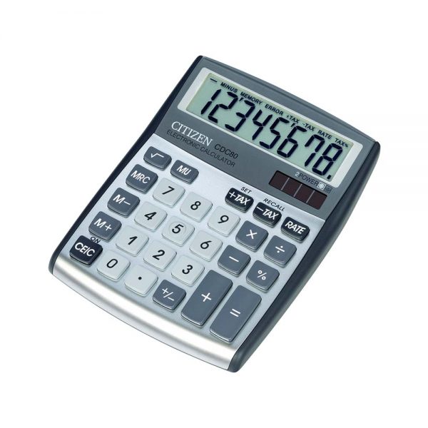 Stoni kalkulator Citizen CDC-80, 8 cifara srebrni