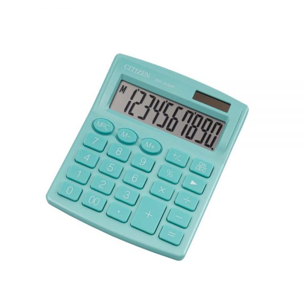 Stoni kalkulator CITIZEN SDC-810 color , 10 cifara Citizen zeleni