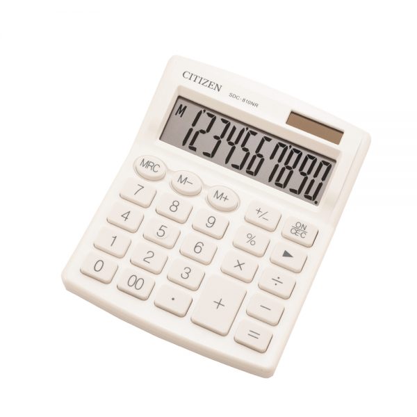 Stoni kalkulator CITIZEN SDC-810 color, 10 cifara Citizen bela