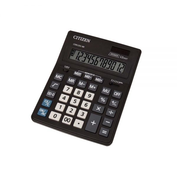 Stoni poslovni kalkulator Citizen CDB-1201-BK, 12 cifara
