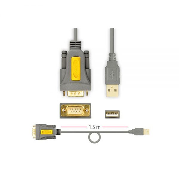 Adapter USB 2.0 na Serijski (RS232) sa kablom 1.5m AXAGON
