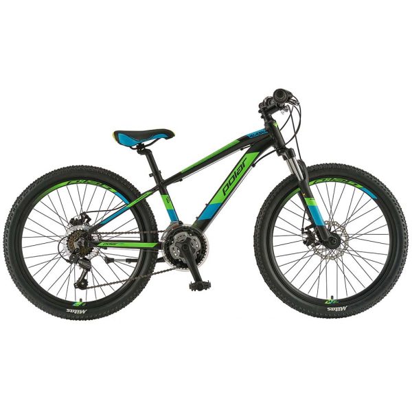 Bicikl POLAR ALASKA 24 black-green-blue