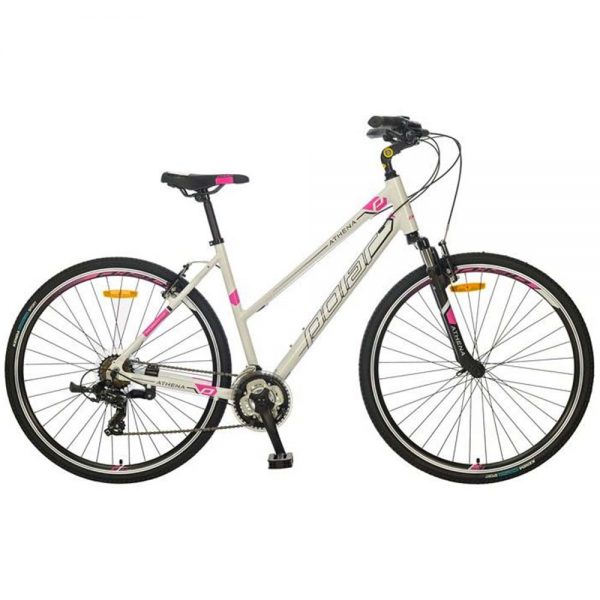 Bicikl Polar Athena silver-pink L 28″