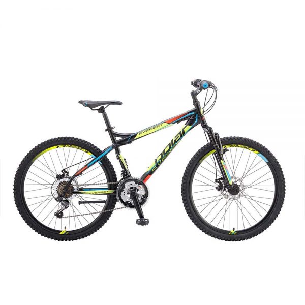 Bicikl Polar Everest FS black-green-orange 26″