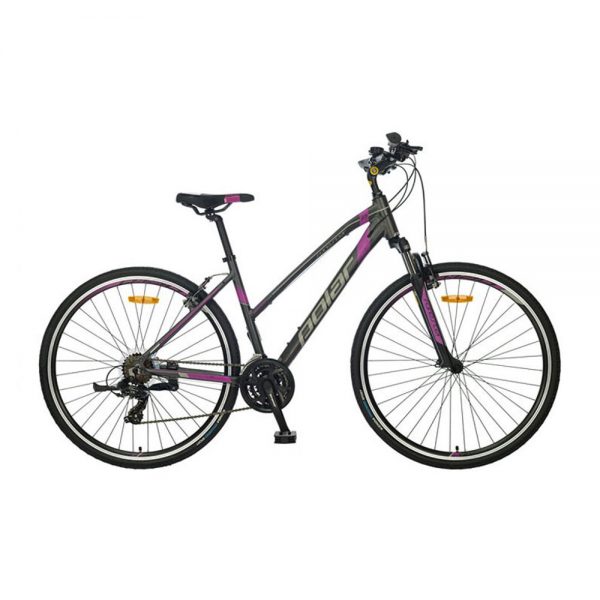 Bicikl Polar Forester Comp lady grey-purple L 28″