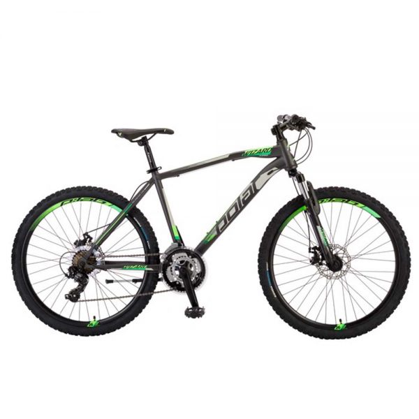 Bicikl Polar Wizard 1.0 anthracite-fluo green XXL 26″