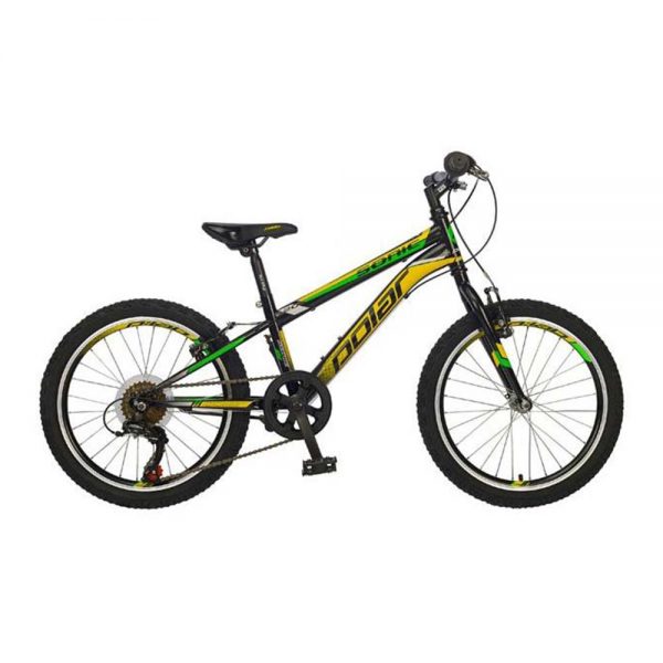 Bicikl za decu MTB Polar Sonic V-Brake black-yellow 20″
