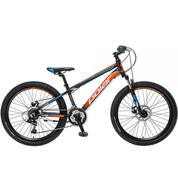 Bicikl za decu Polar Alaska black-orange-blue 24″