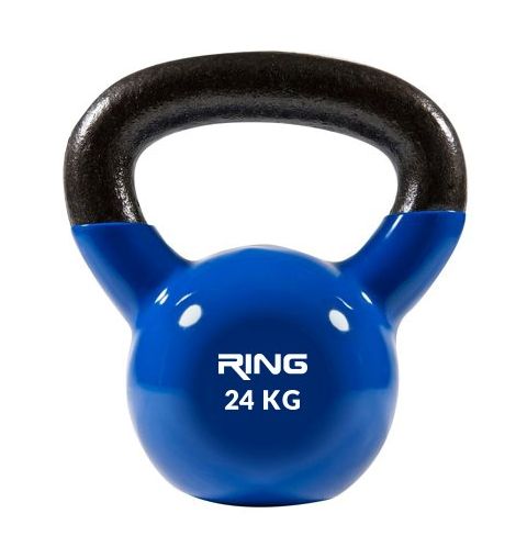 RING Kettlebell 24kg metal vinyl RX DB2174-24 blue