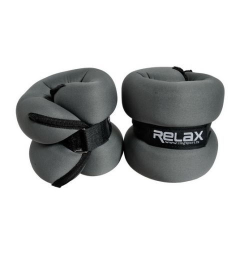 RING Tegovi sa čičkom od 2x 2kg (tamno sivi) – RX AW 2201