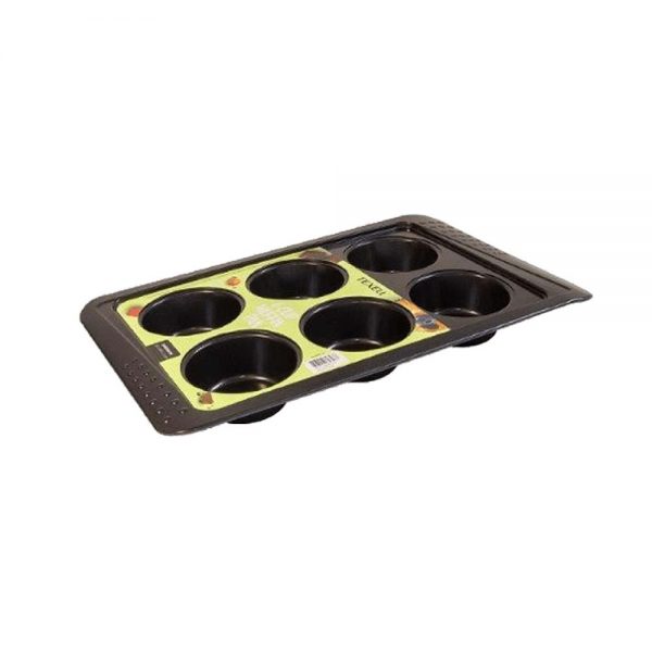 Modla za mafine i projice 6 rupa Texell DOTS TPD-M272