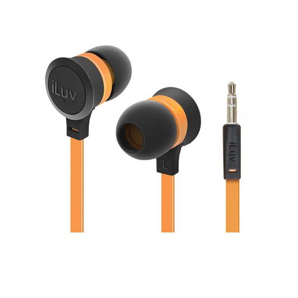 Slušalice sa mikrofonom iLuv Neon Sound Stereo Neon Orange-Black