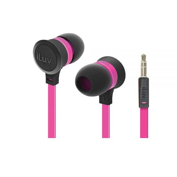 Slušalice sa mikrofonom iLuv Neon Sound Stereo Neon roze