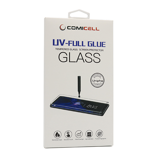 Folija za zastitu ekrana GLASS 3D MINI UV-FULL GLUE za Samsung G991F Galaxy S21 zakrivljena providna (bez UV lampe)