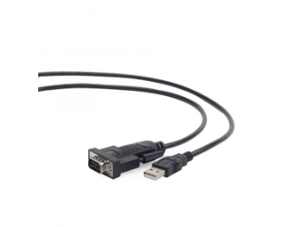 Gembird (UAS-DB9M-02) kabl USB A (muški) na Serijski Port RS232 (muški) 1.5m crni