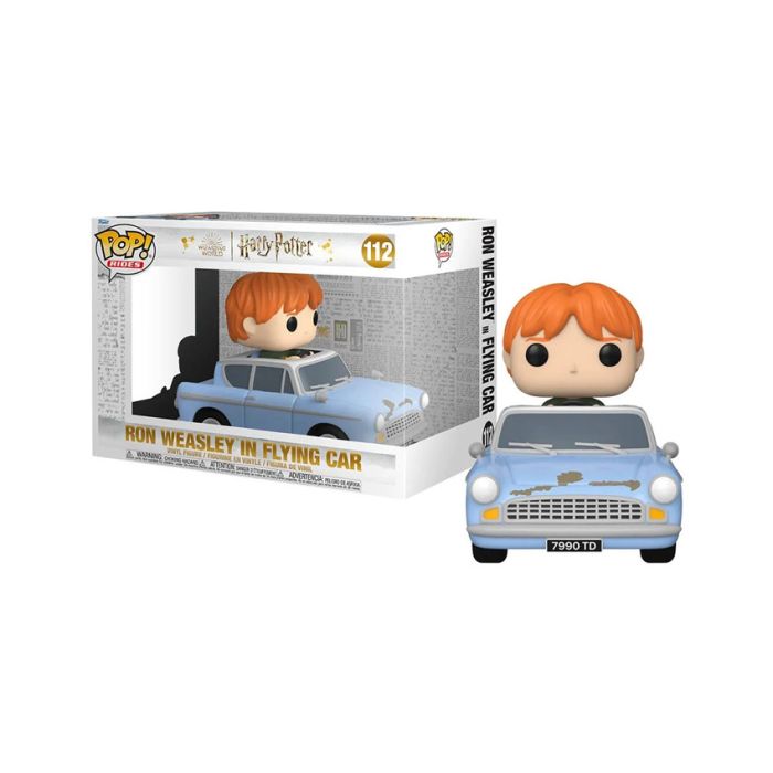 Figura POP! Ride Sup DLX: Harry Potter CoS 20th - Ron with Car