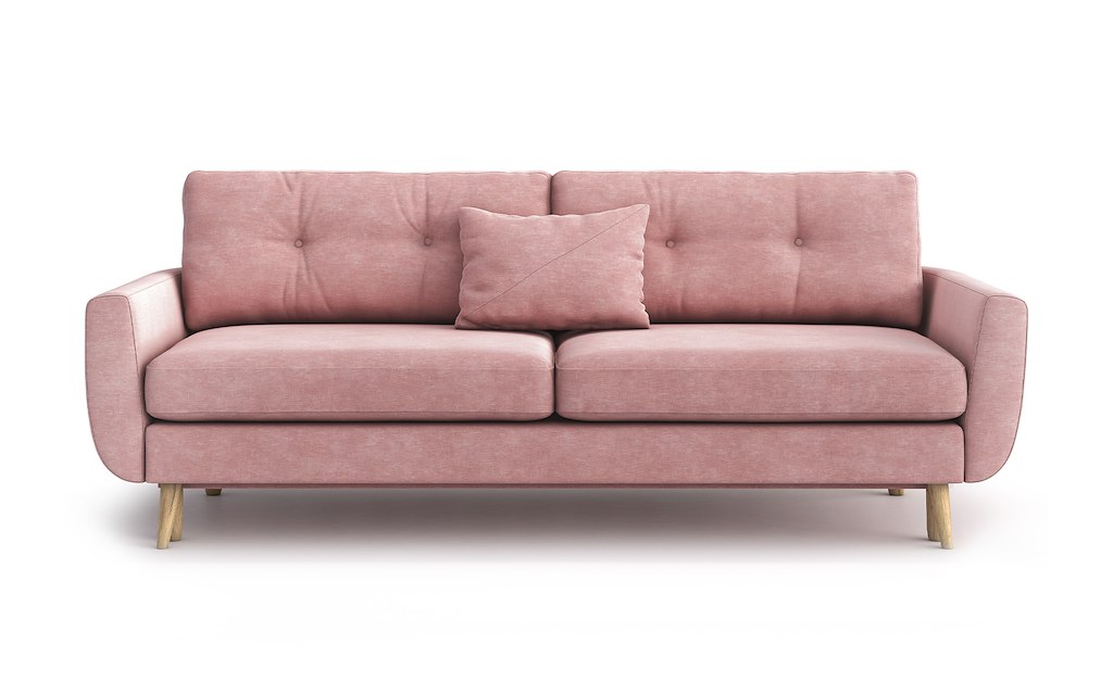 Harris trosed sa ležajem 232x95x86 cm roze