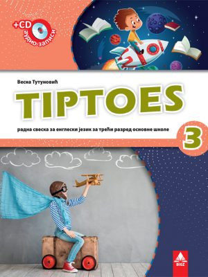 Tiptoes 3, radna sveska iz engleskog jezika za 3. razred osnovne škole Bigz