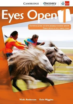Eyes Open 1, radna sveska za engleski jezik za 5. razred osnovne škole sa 2 CDa Klett