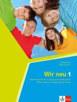 Wir Neu 1, radna sveska za nemački jezik za 5. razred osnovne škole Klett